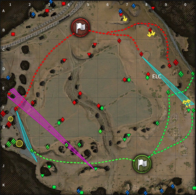 YaYa's WoT Map Guides